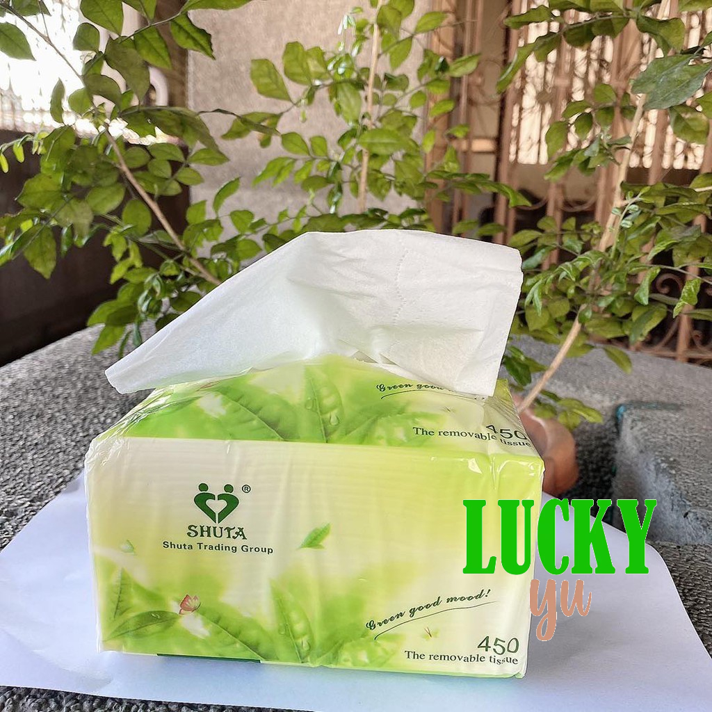 Luckyu Shuta Green Tissue (450 Sheets) | Shopee Philippines