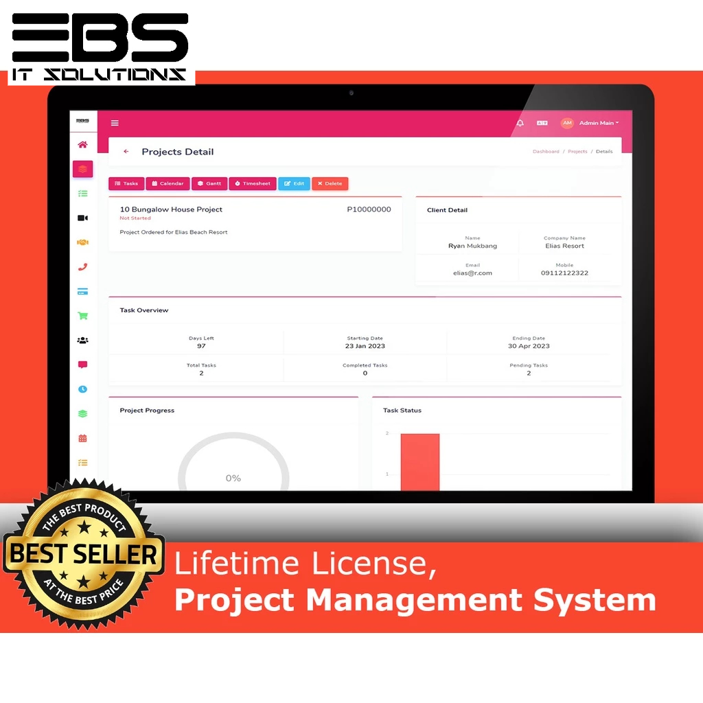 EZ PMS Project Management System | Shopee Philippines