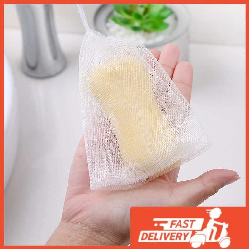 Soap Foaming Net Soap Bag Soap Mesh Storage Face Wash Bath Soap Net