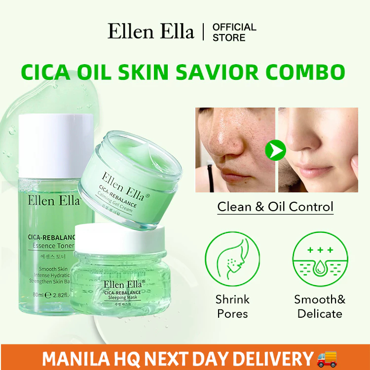 Ellen Ella Centella Asiatica Extract Skin Savior Combo | Shopee Philippines