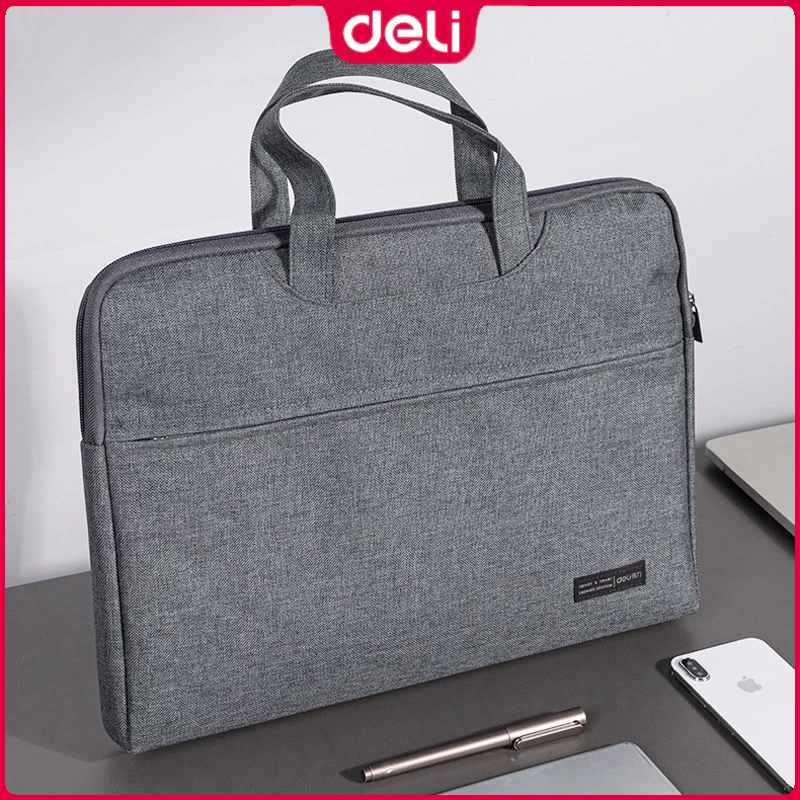 Deli Handbag Computer Storage Bag Waterproof Laptop Pouch with Zipper ...