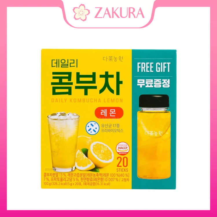 Danongwon Daily Kombucha Lemon 20x5g | Shopee Philippines
