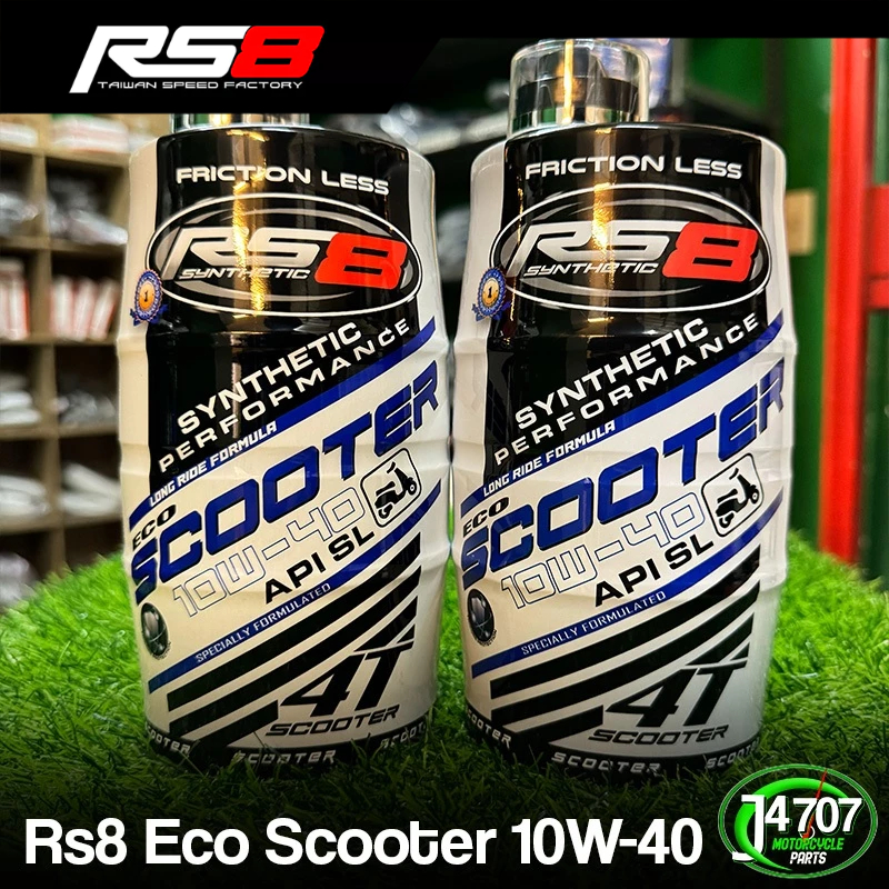 RS8 Eco Scooter 10W-40 Synthetic Performance 800ml/1Liter | Shopee ...
