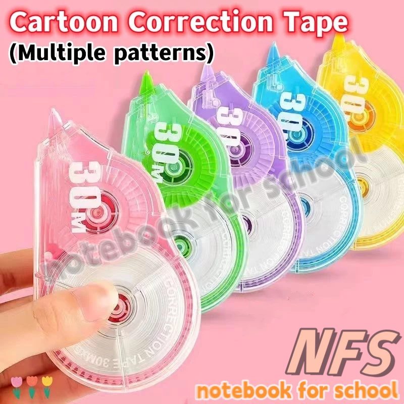 NFS Cute Cartoon Correction Tape Set 36M Kawaii Correct School Office ...
