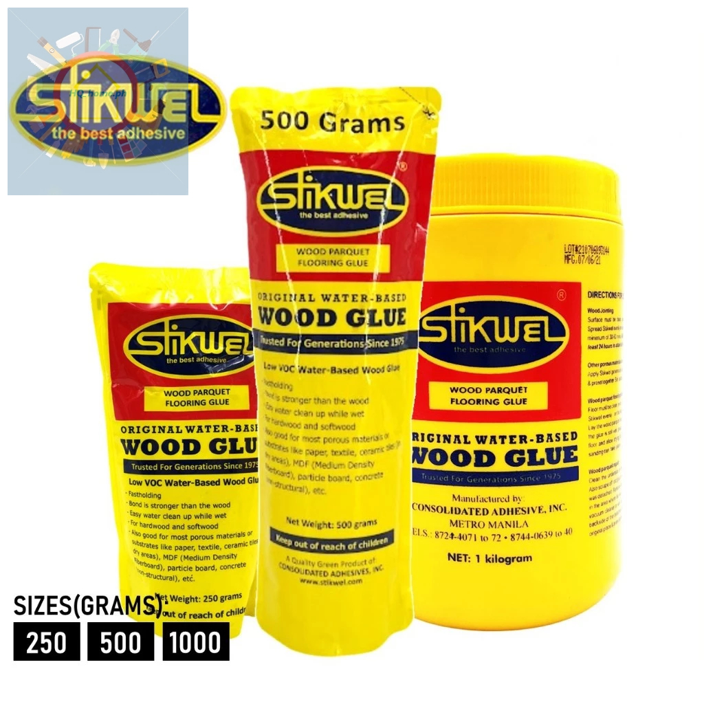 STIKWEL Wood Parquet Flooring Glue 250grams 500grams 1kilograms ...