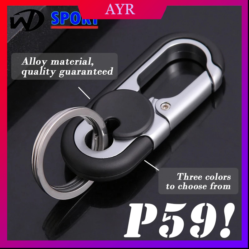 2024 motorcycle stainless alloy metal keychain key holder Ring souvenir ...