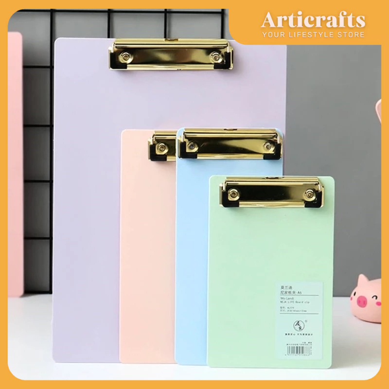 A5/A4 Morandi Color Series Memo Clip Board | Shopee Philippines