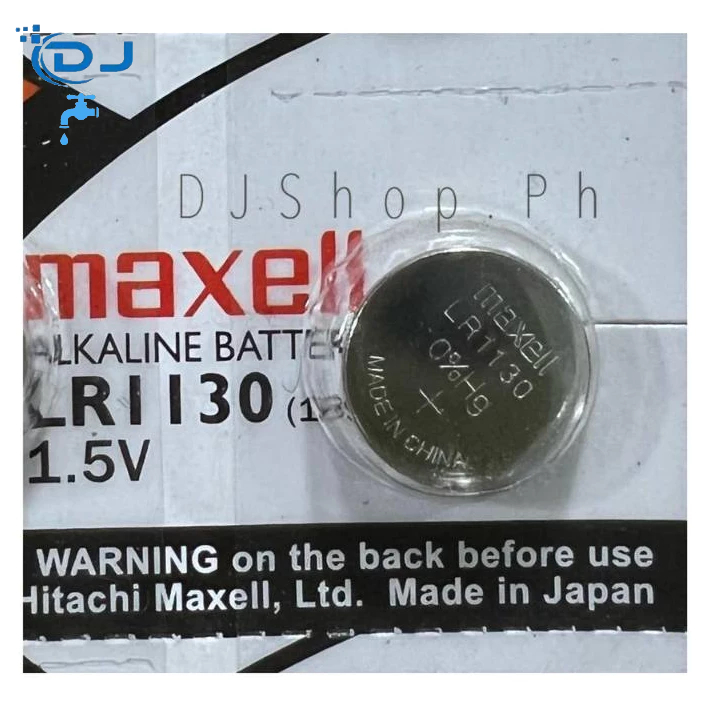 Lr1130 189 (AG10) Maxel Original l 1.5v Alkaline Button Cell Battery 0% ...