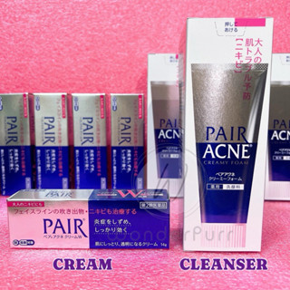 LION PAIR Acne Cream W 14g & PAIR Acne Foam Cleanser 80g🇯🇵AUTHENTIC ...