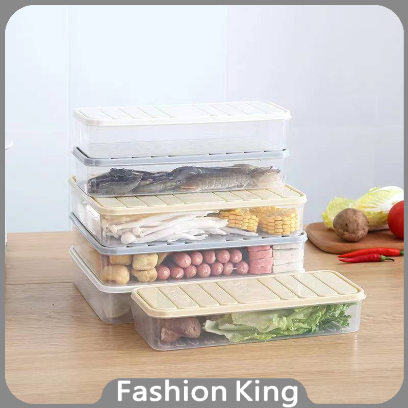Fashion King #Home Kitchen Square Sealed Refrigerator Crisper & Storage ...