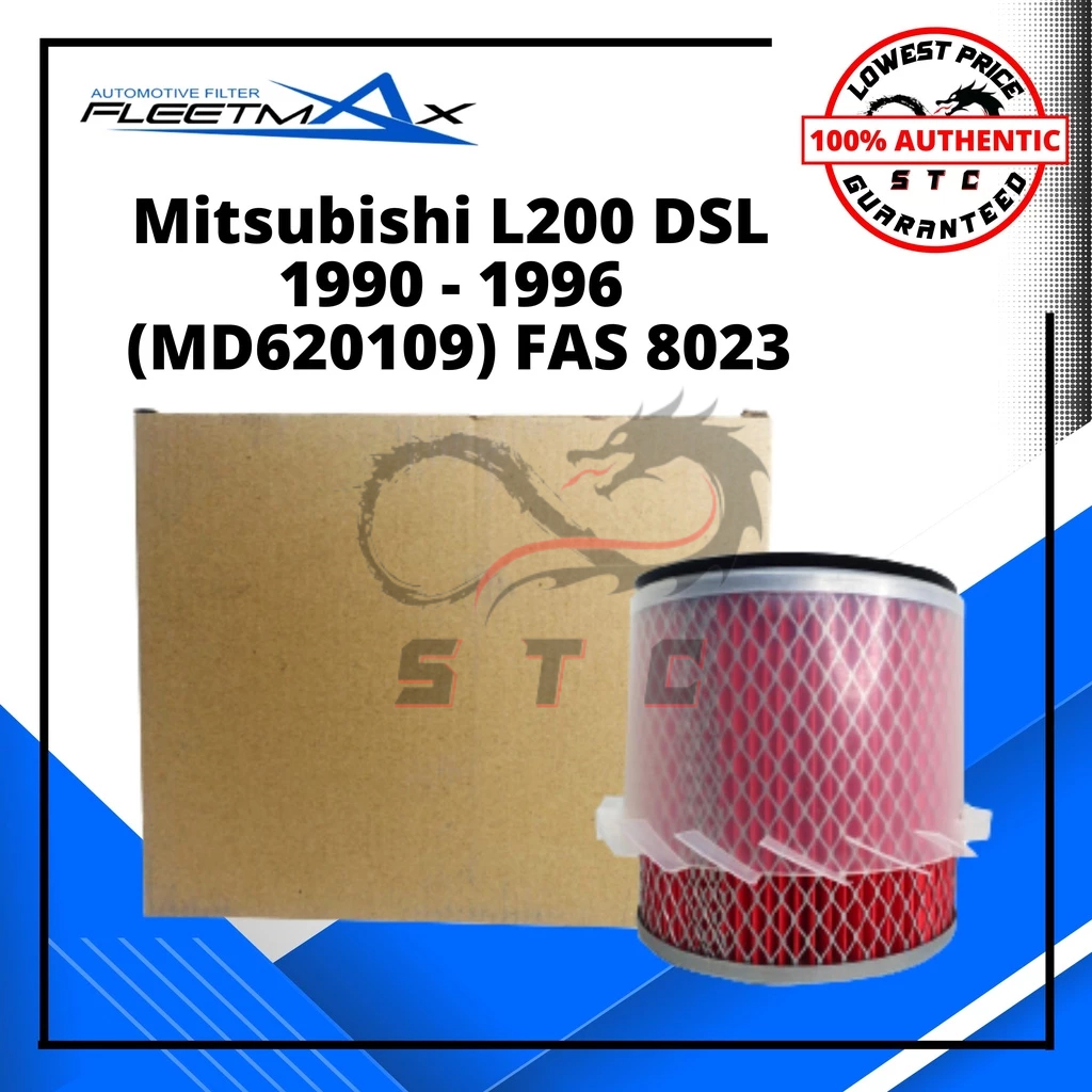 FLEETMAX AIR FILTER W/AIR SWIRL FOR MITSUBISHI L200 DIESEL(MD620109 ...