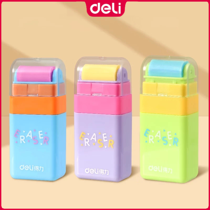 Deli VP154 Classic Roller Eraser (mixed) (block) | Shopee Philippines