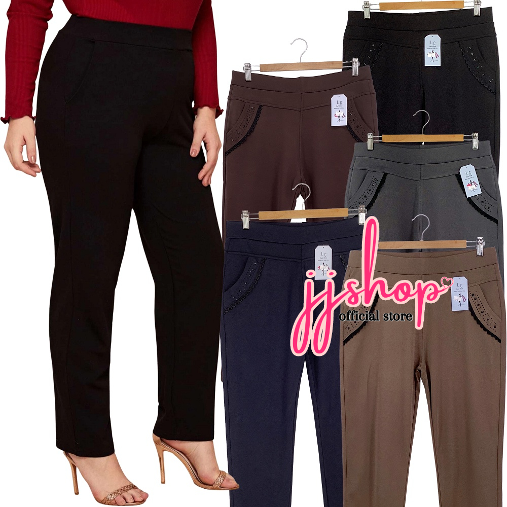 Plus Size Jegging Slacks Pants for Women Stretchable Free Size | JJ ...