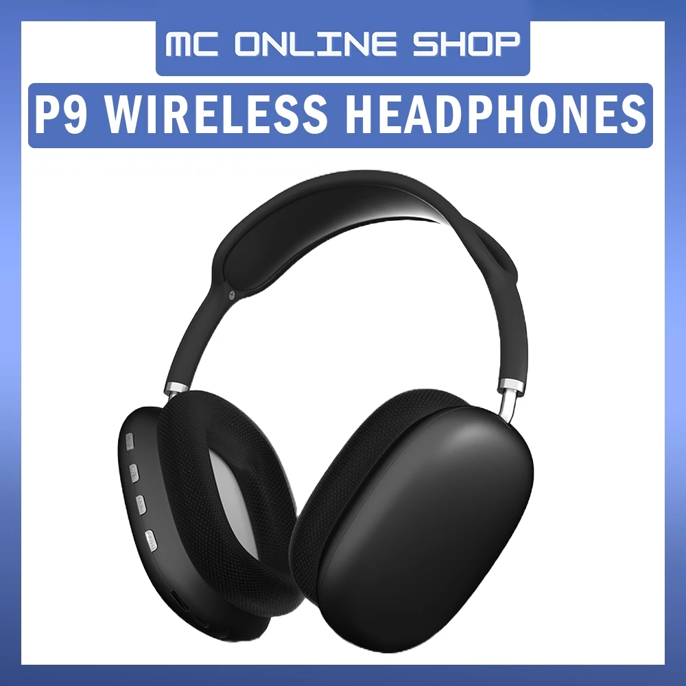 P9 Wireless Bluetooth Headphone Sports Gaming Headset TWS Earphones ...