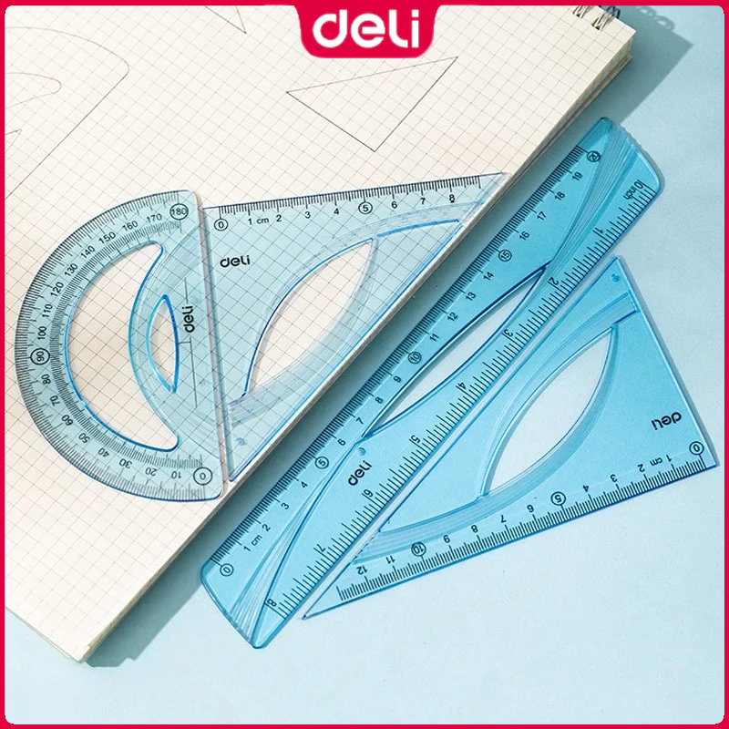 Deli 20/30CM Ruler Drafting Set EH13/EH12 | Shopee Philippines