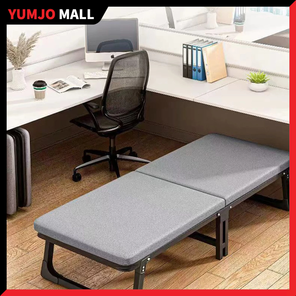 Folding Bed Outdoor Single Folding Bed With Foam 186CM Reclining Chair ...