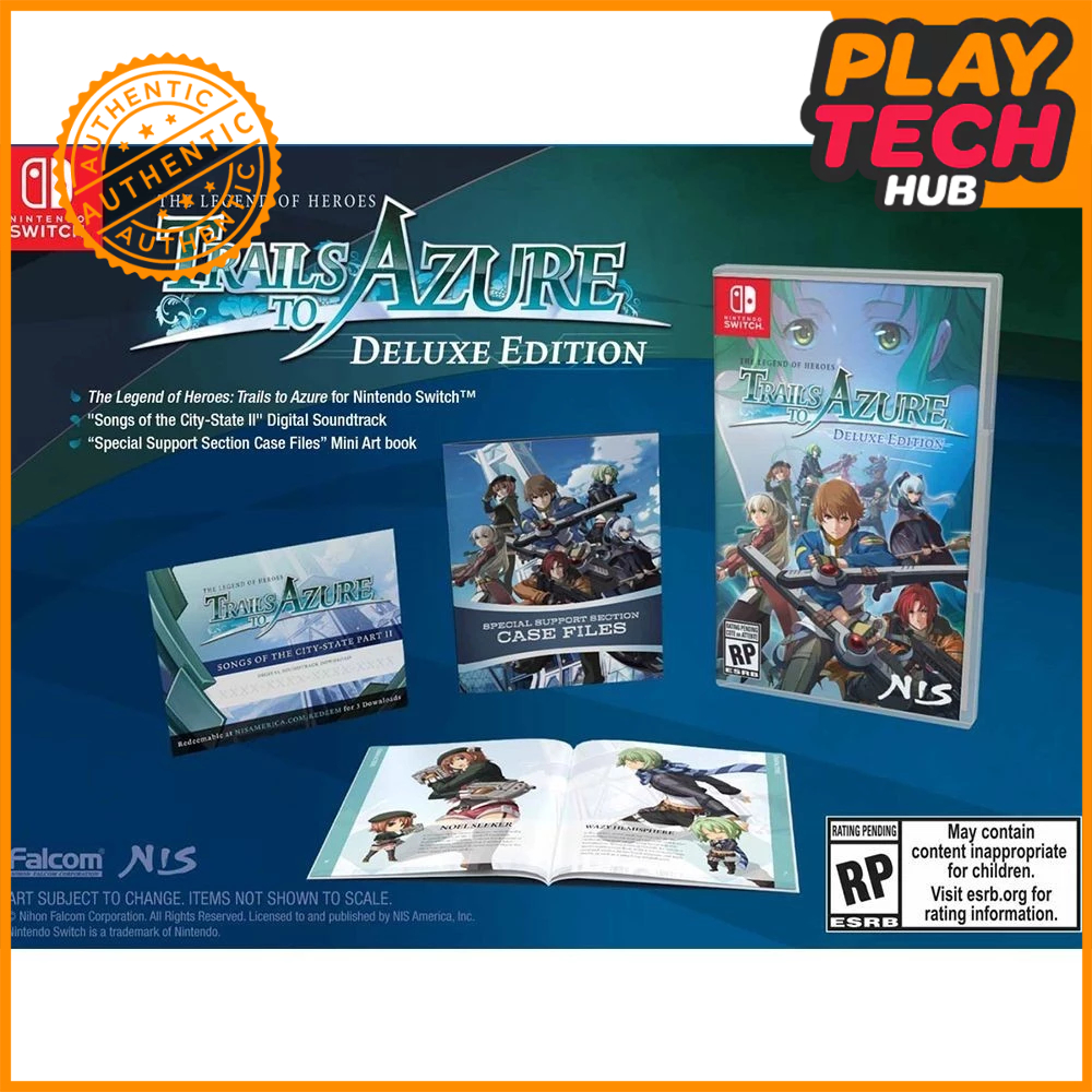 The Legend of Heroes Trails to Azure [US] Deluxe Edition Nintendo ...