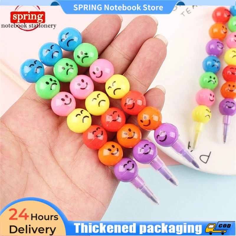 7 IN 1 7-Colors Crayons Colored Pecnils Kids Gift Nice Crayon School ...