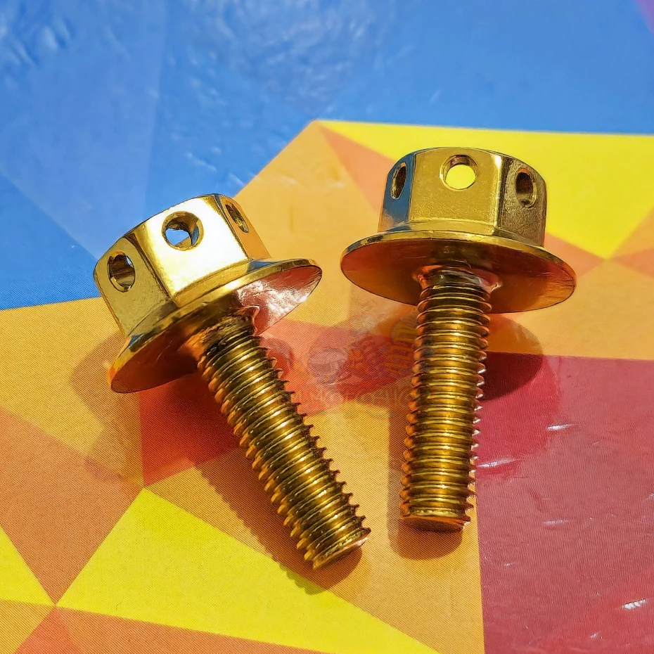 Heng Gold Heat Guard Pipe Cover Bolts Set for Yamaha NMAX/Aerox V1 V2 ...