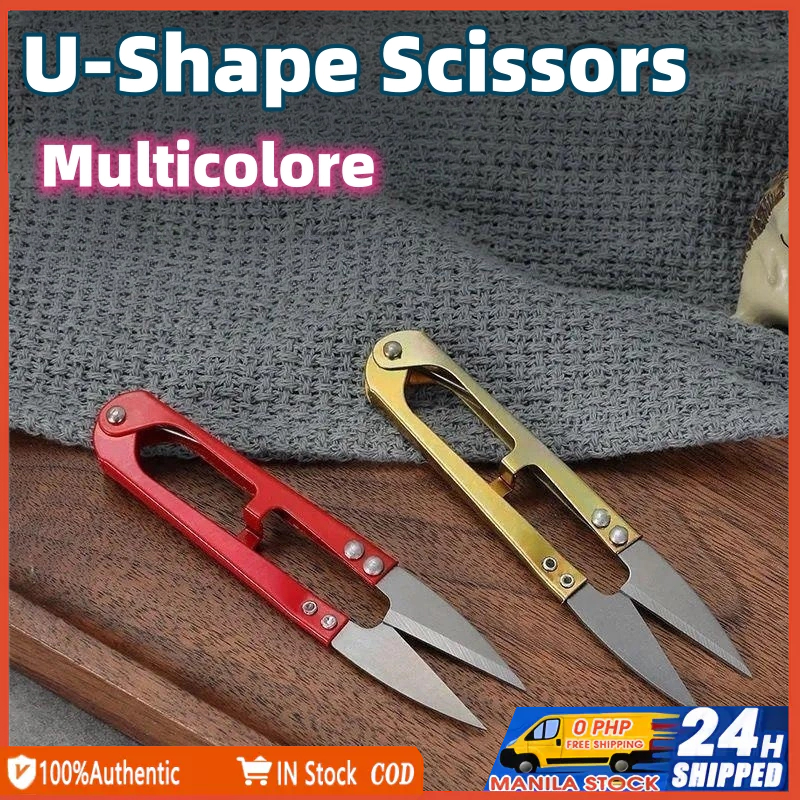 U-Shape Spring Scissors Japanese Trimming Thread Cutter Embroidery ...
