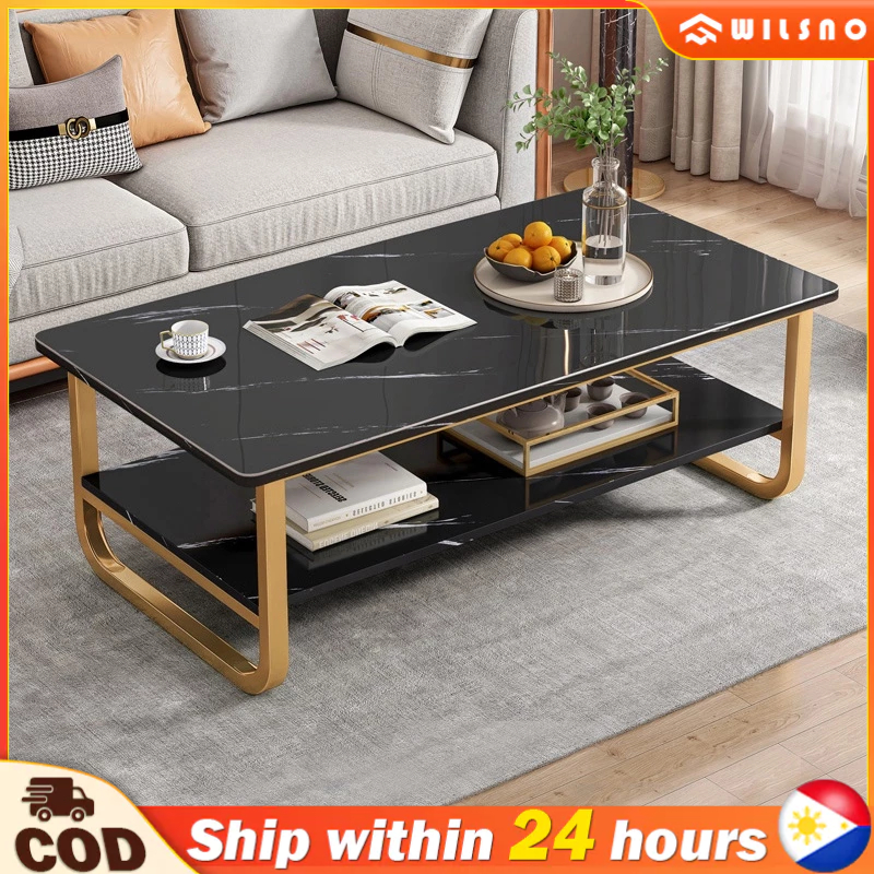 2 layers Sofa Table Simple Modern Tea Table For Living Room Coffee ...