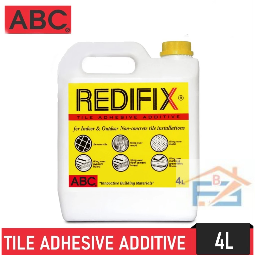 ABC Redifix Tile Adhesive Modifier Gallon 4L for Heavy Duty tile ...