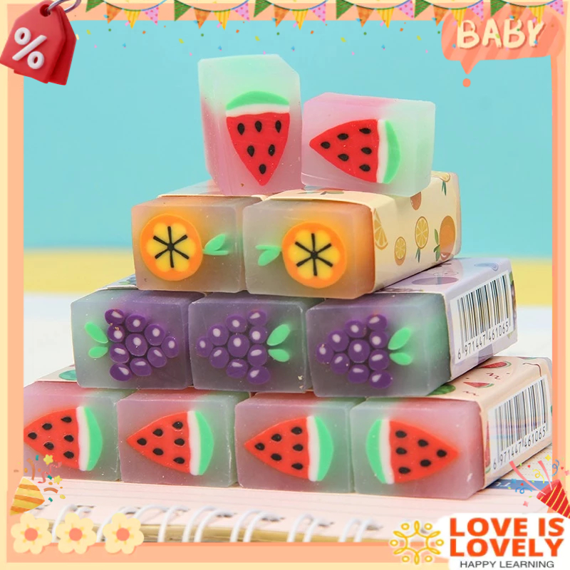 Fruit Sandwich Eraser Student School Supplies Stationery Gifts Cartoon ...