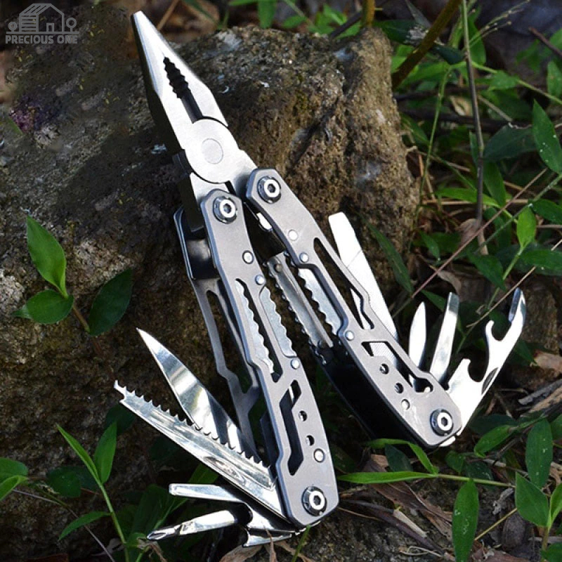 Multi functional stainless steel folding pliers mini portable folding ...