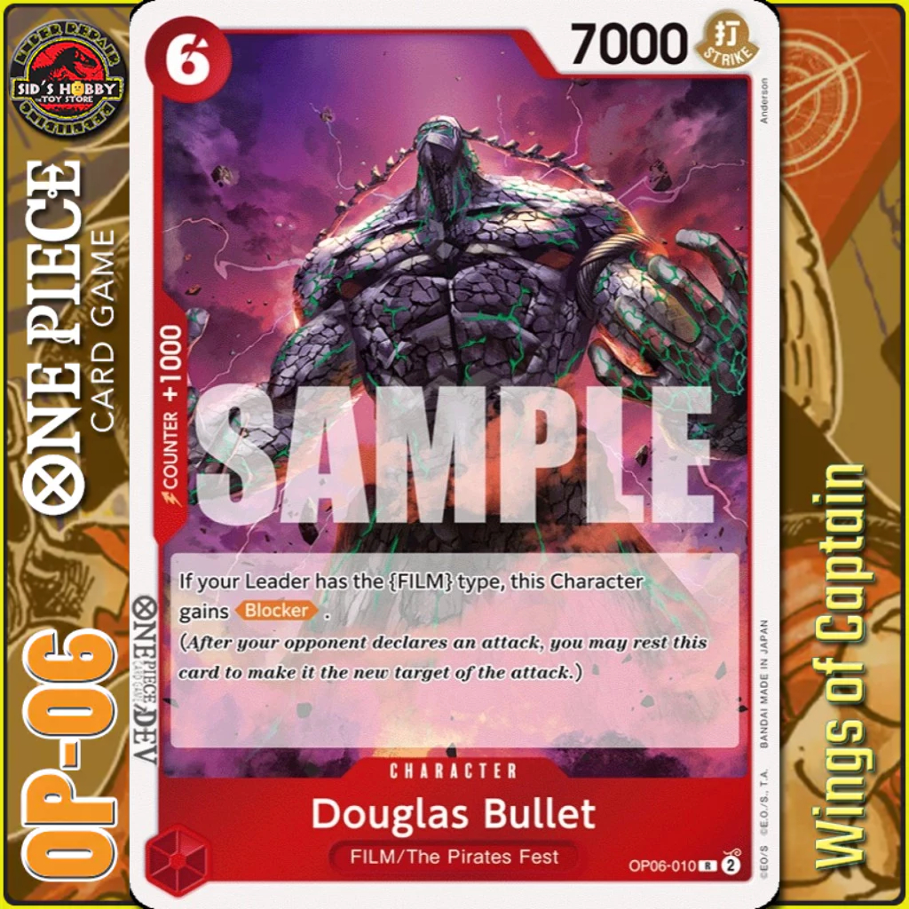 ONE PIECE TCG - JP Douglas Barrett OP06-010 x Wings of Captain Red x ...