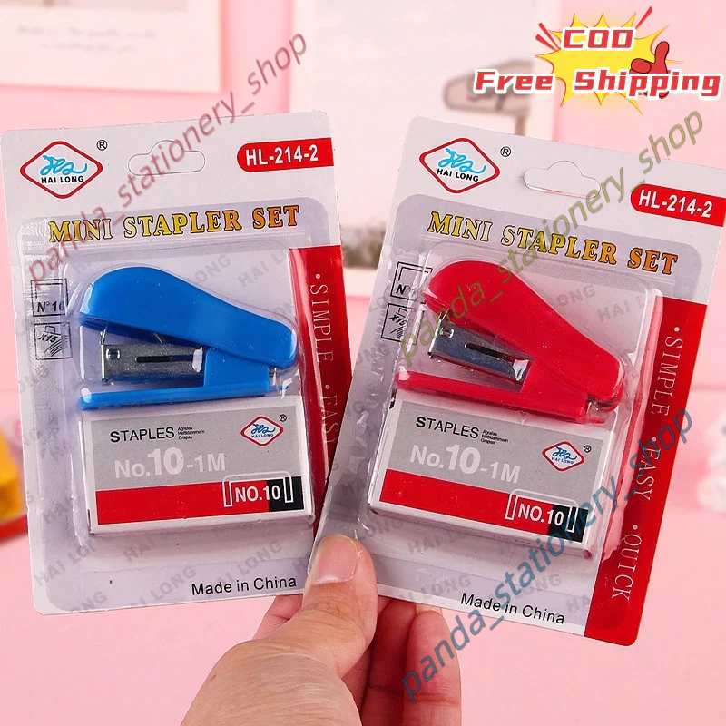 Mini Stapler Small Portable Staplers Various Color Children School ...