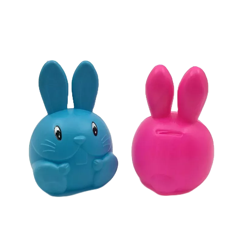 LINLAN NEW COD 2PCS ADORABLE RABBIT COIN BANK CUTE GIRLS CHILDREN ...