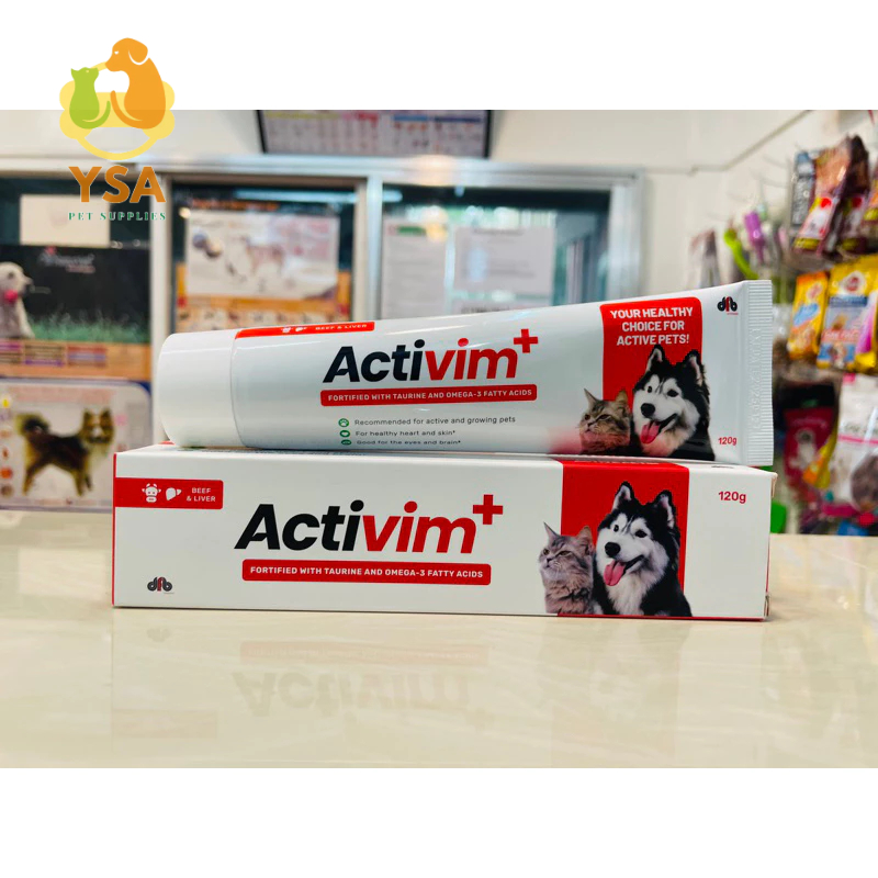 ACTIVIM+MULTIVITAMINS W/ TAURINE AND OMEGA-3 FATTY ACIDS 120G | Shopee ...