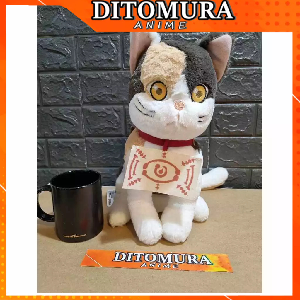 Demon Slayer Chachamaru Cat Authentic Sega Stuffed Toy Lifesize Plush ...
