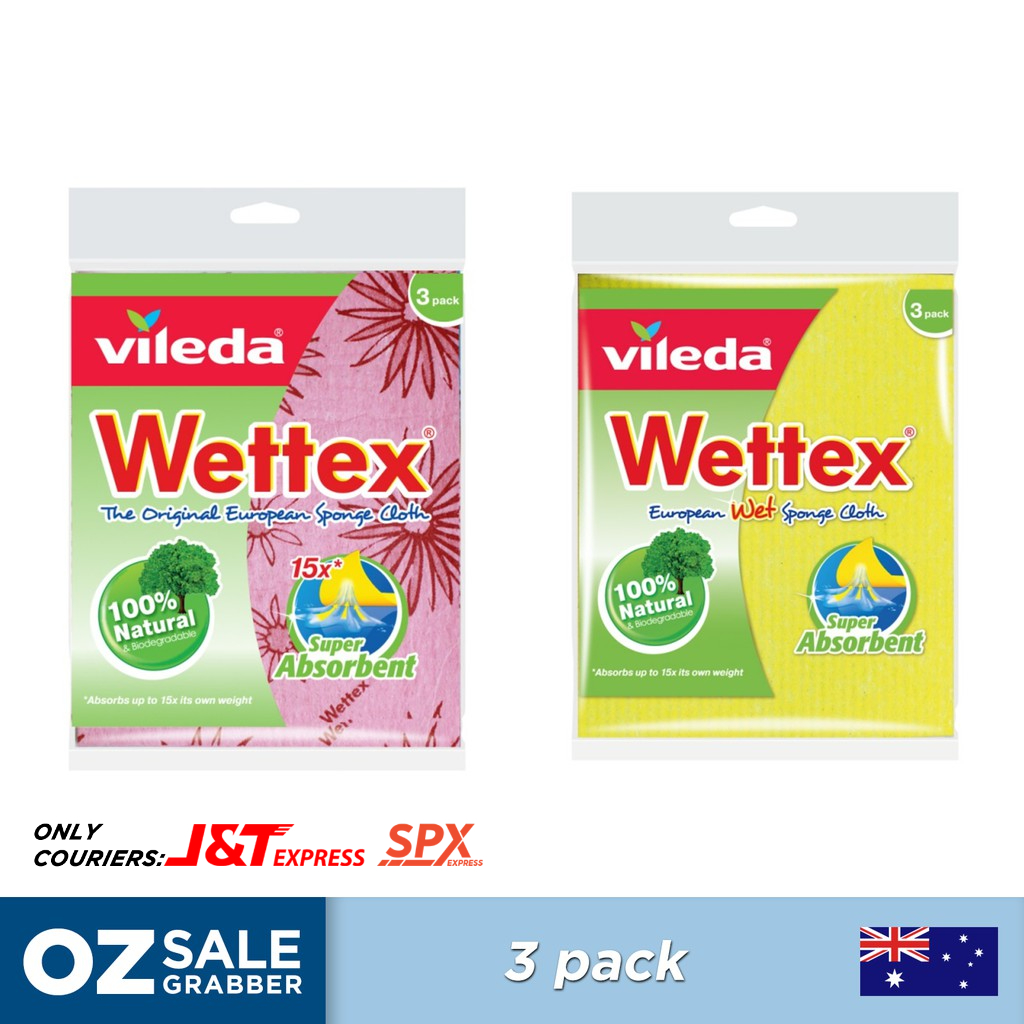 OZSALEGRABBER | Freudenberg: Vileda Wettex Cloth Sponge 3s | Shopee ...