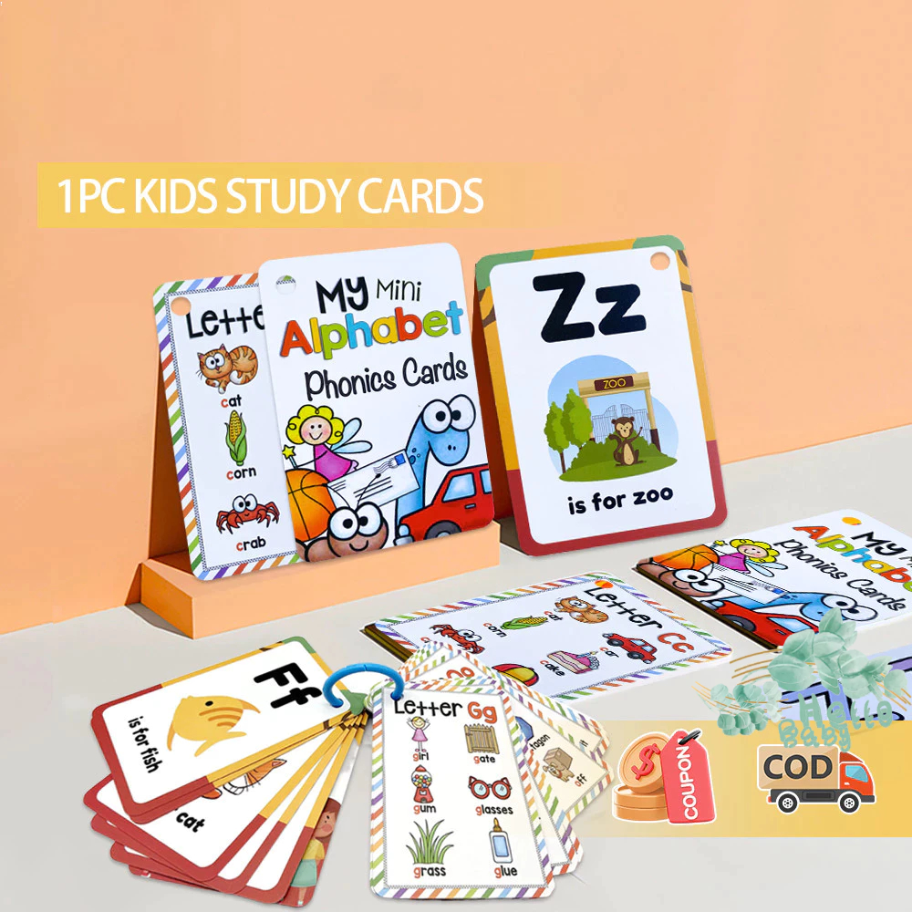 HB 27 Alphabet Learning Cards baby toys abc flash cards | Shopee ...