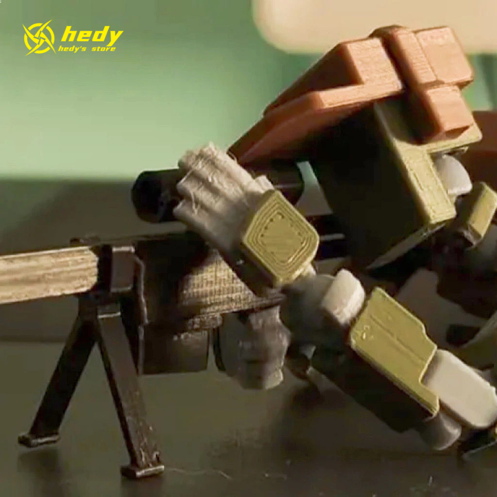 COD 3D Printed Multi-jointed Movable Doll Soldier Lucky 13 Full Body ...