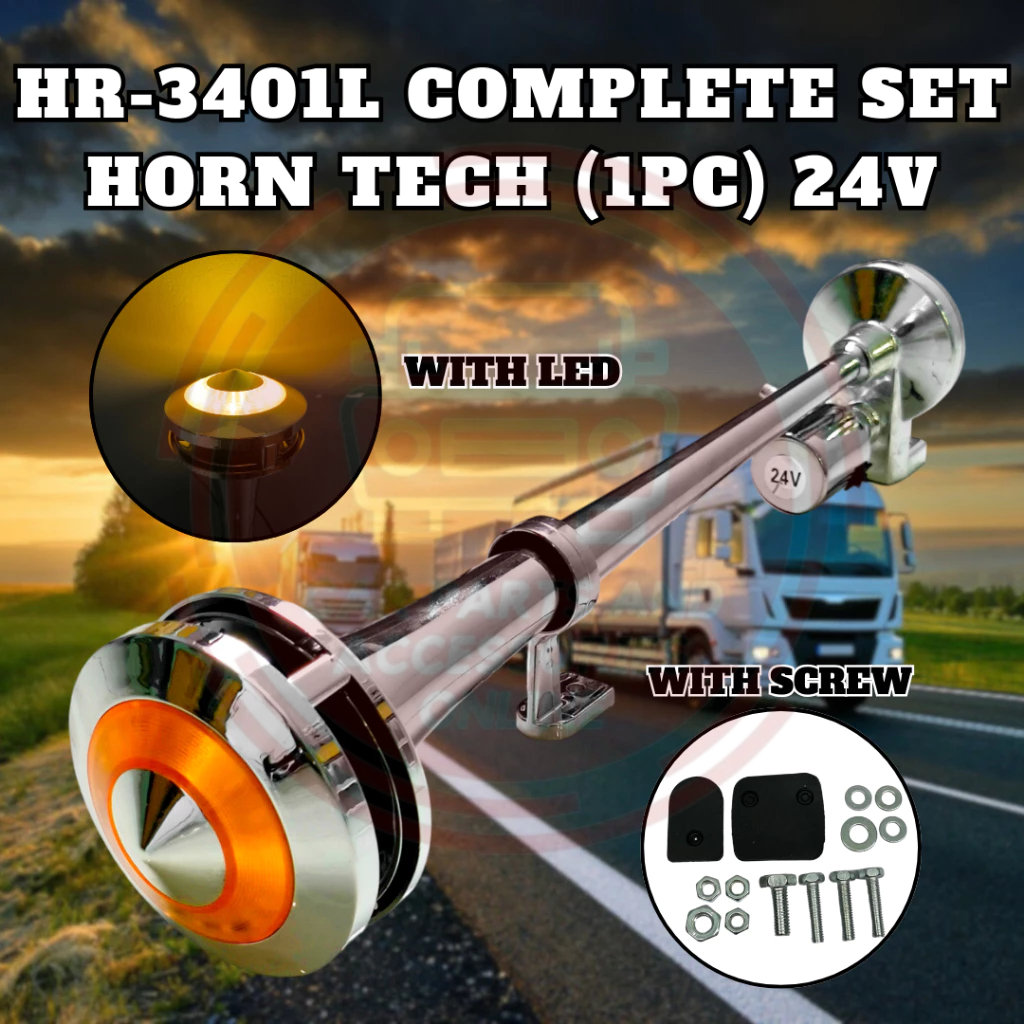 CPAO UNIVERSAL AIR HORN TECH 24V LOUD SPEAKER WITH LED LIGHT (10878 ...