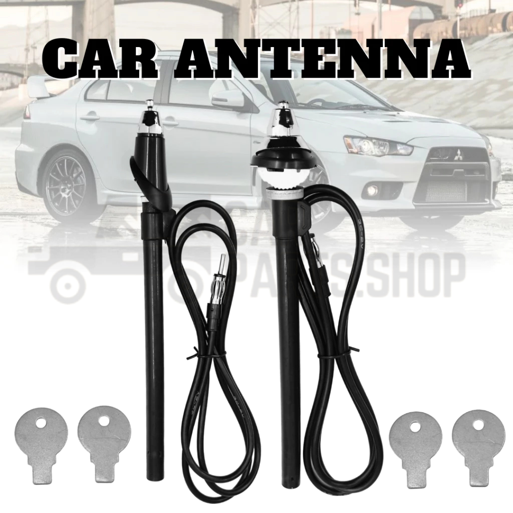OAPC Universal Car Radio AM-FM Antenna FM AM Aerial with Extension ...