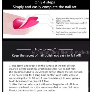 【Original】YOKO Nail Polish Cutics Set (6pcs) 9.9ml Non-toxic And ...