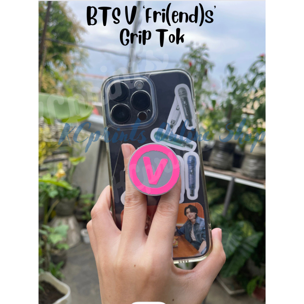 Bangtan V Friends Grip Tok Phone Holder Fanmade Fri(end)s | Shopee ...