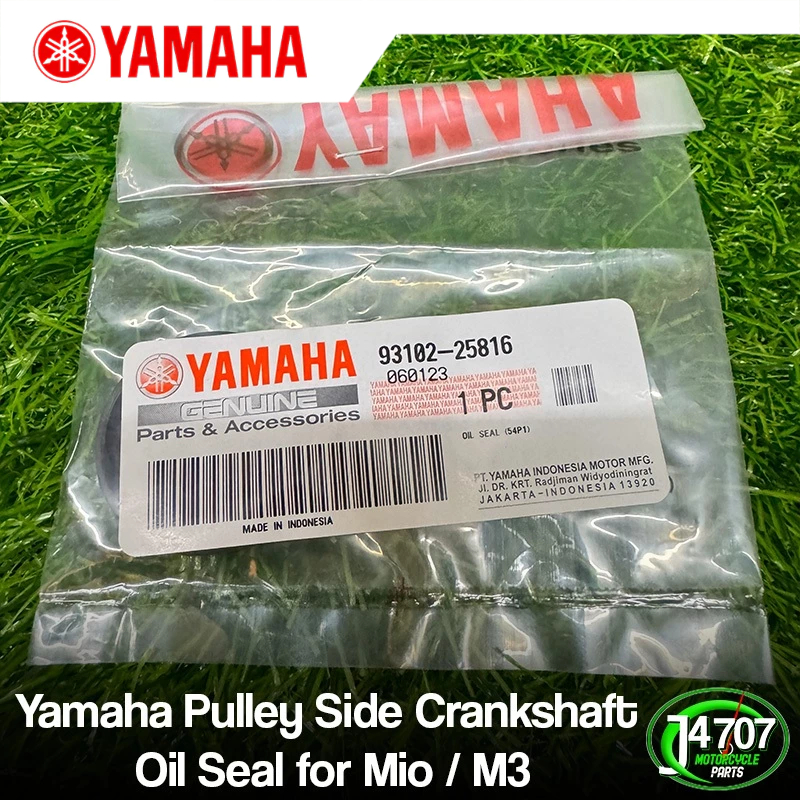Yamaha Genuine Pulley Side Crankshaft Oil Seal for Mio / M3 (93102 ...