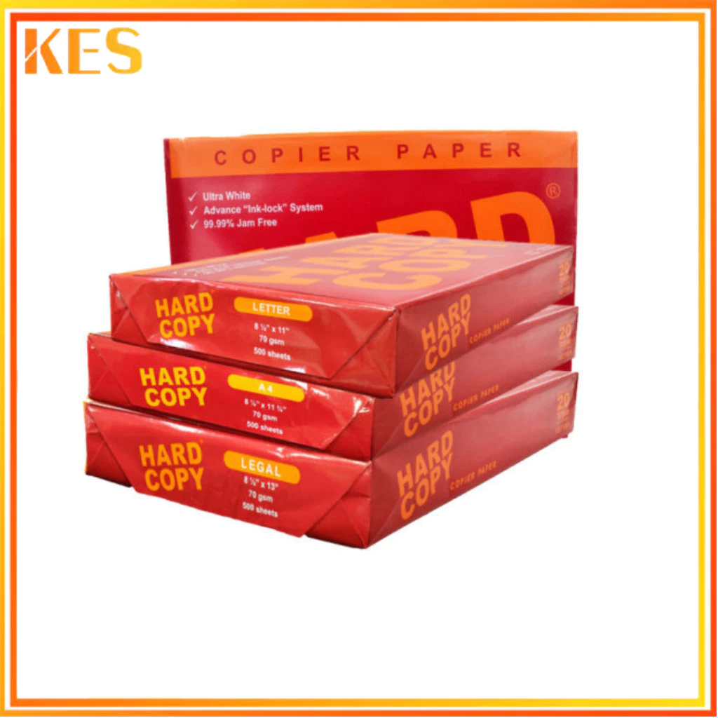 (kes)/Hard Copy Bond Paper Red 500 Sheets Letter or Short Bond Paper ...