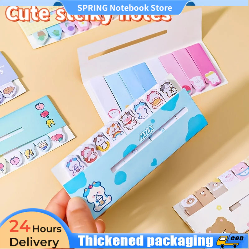 120 Sheets Cute Shaped Sticky Notes Index Post Note Cartoon Memo Pads ...