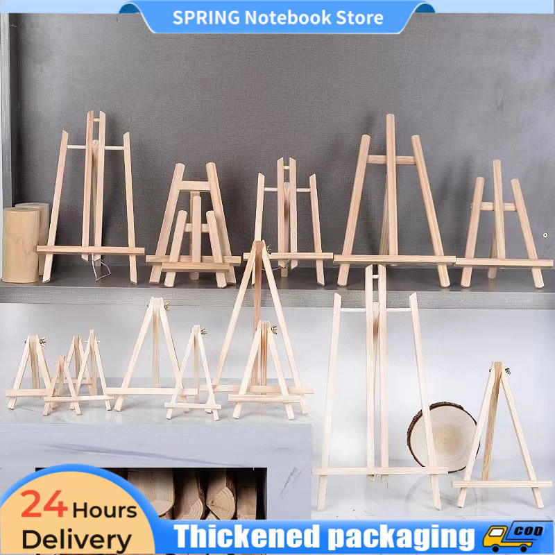 Natural Wood Mini Easel Frame Multifunctional Wooden Display Mini ...