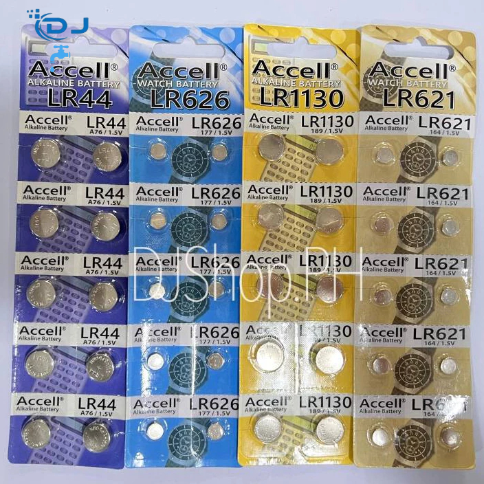 ACCELL LR44 A76 / LR626 177 / LR1130 189 / LR621 164 watch Alkaline Battery | Shopee Philippines
