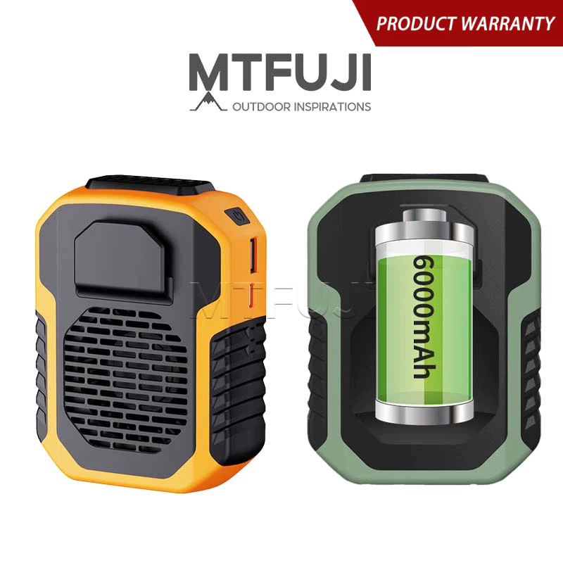 Mt.fuji Leafless Hanging Waist Small Fan Outdoor Low Noise Anti-drop ...