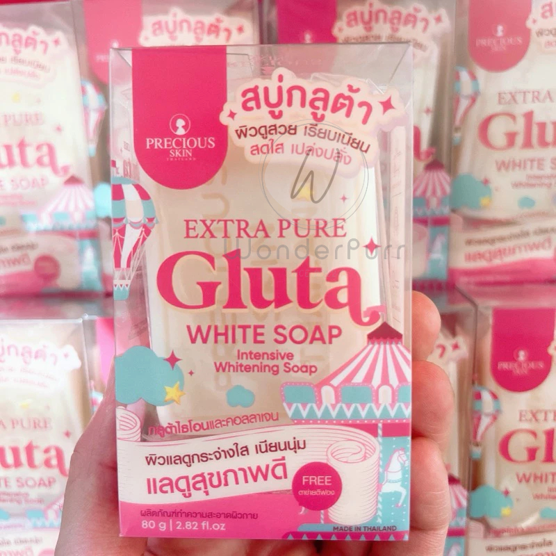 Precious Skin Extra Pure Gluta White Soap w/ FREE Mesh 80g🇹🇭Authentic ...