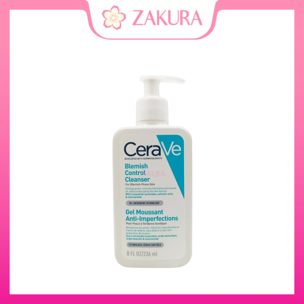 CeraVe Blemish Control Cleanser 236ml | Shopee Philippines