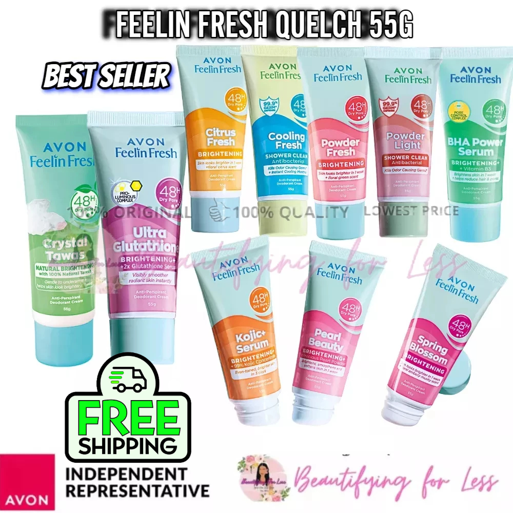 Feelin fresh Quelch 55g Avon SUPER SALE!!!!! | Shopee Philippines