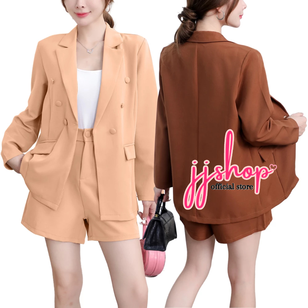 Terno Set Coords Longsleeve Blazer and Shorts Party Outfit 8039 | JJ ...